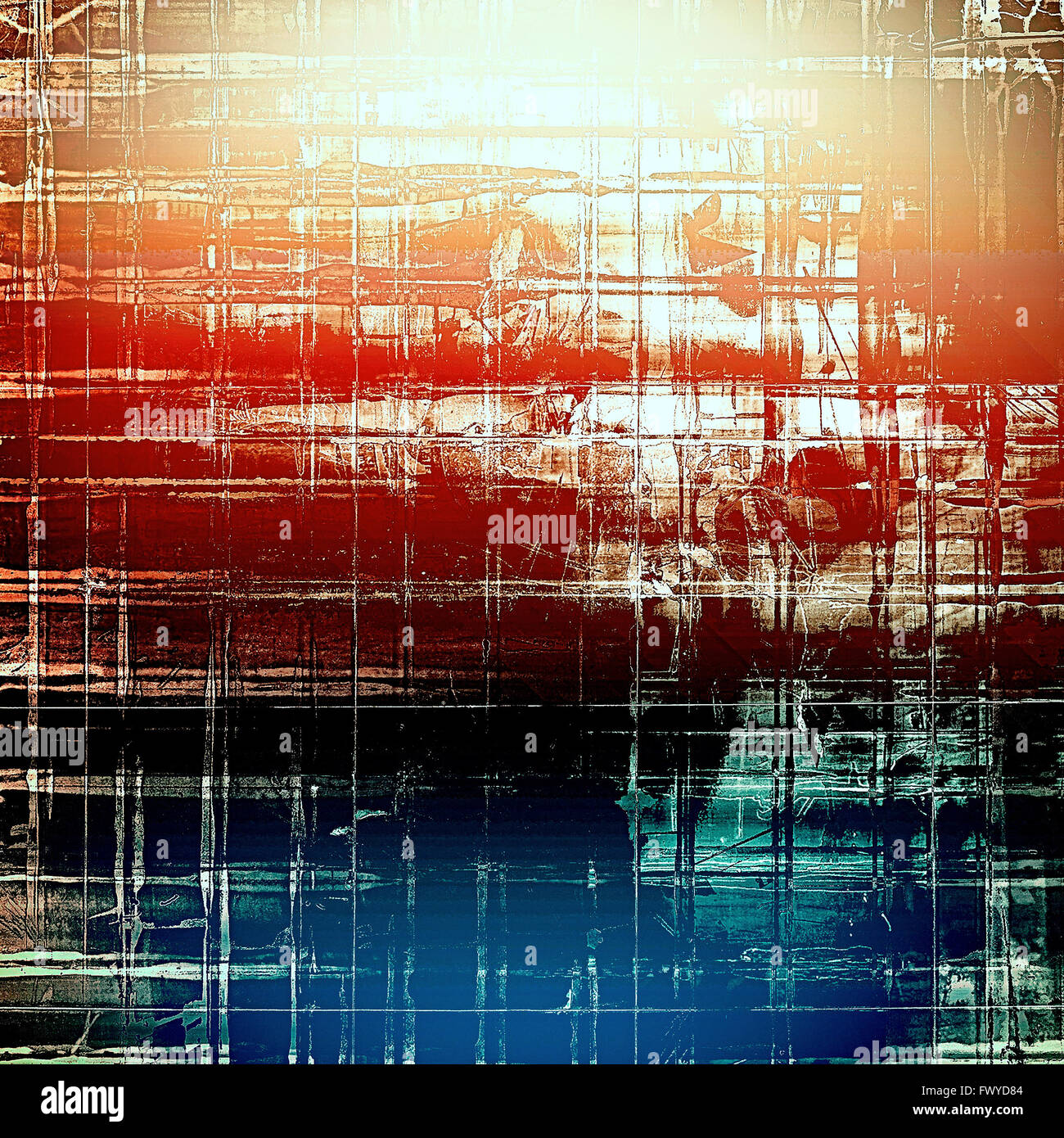 Grunge old-school texture, background for design. With different color ...