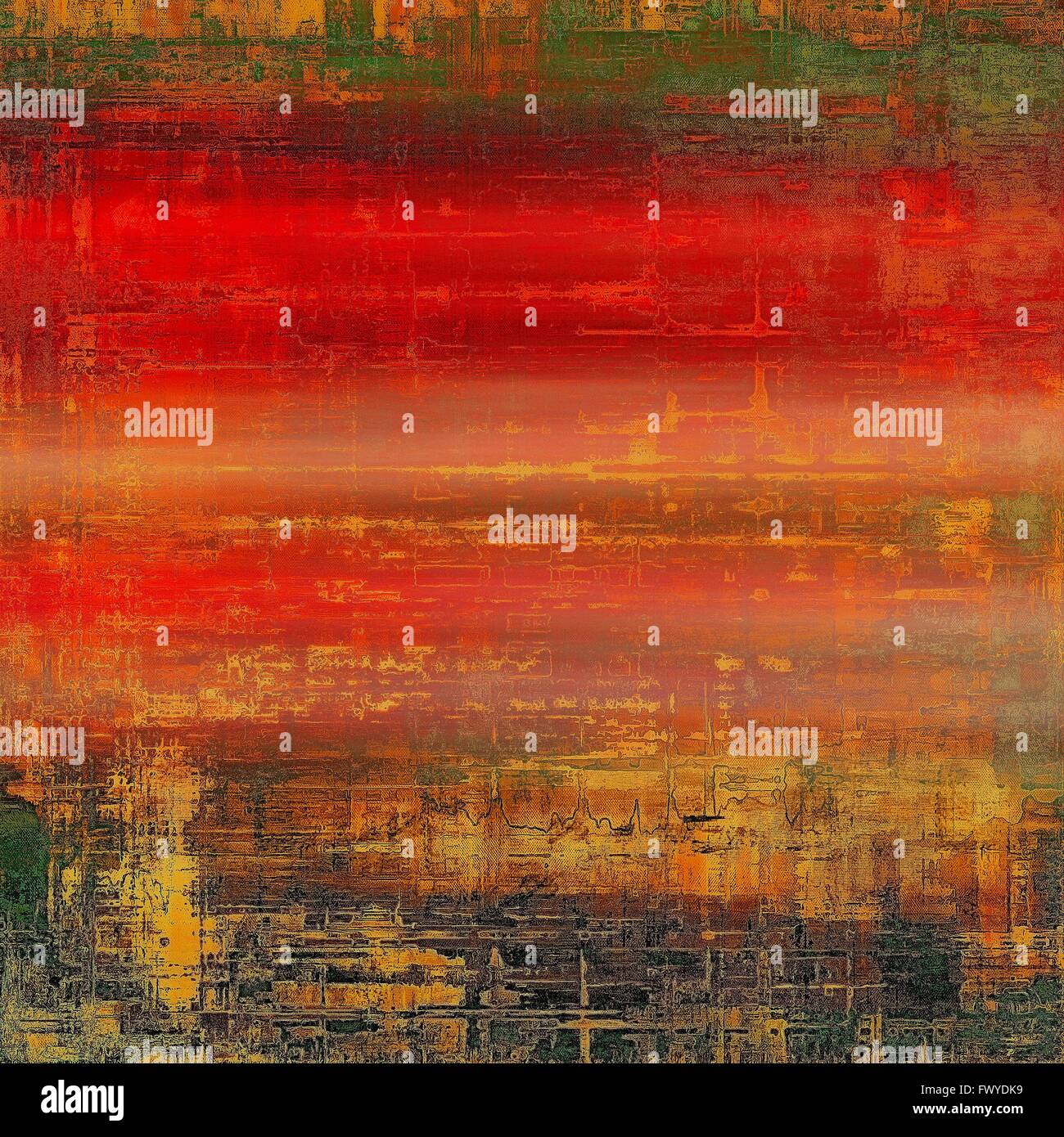 Weathered and distressed grunge background with different color ...