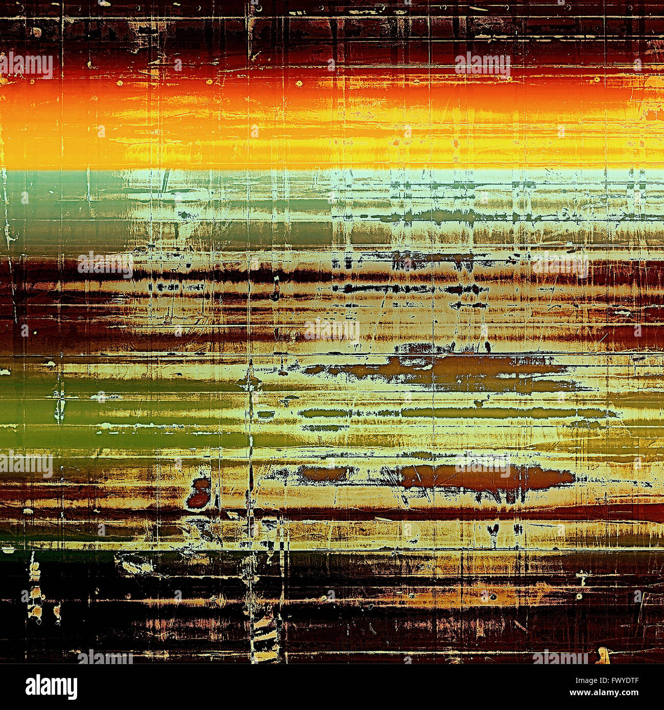 Old scratched retro-style background. With different color patterns ...