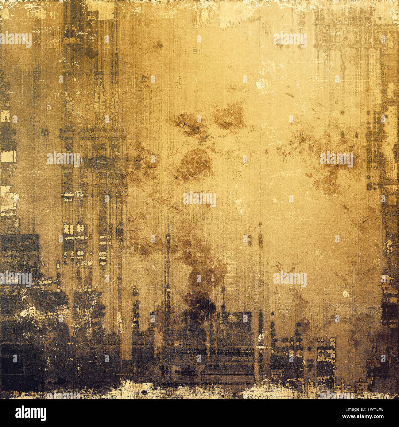 Old vintage background with retro-style elements and different color ...