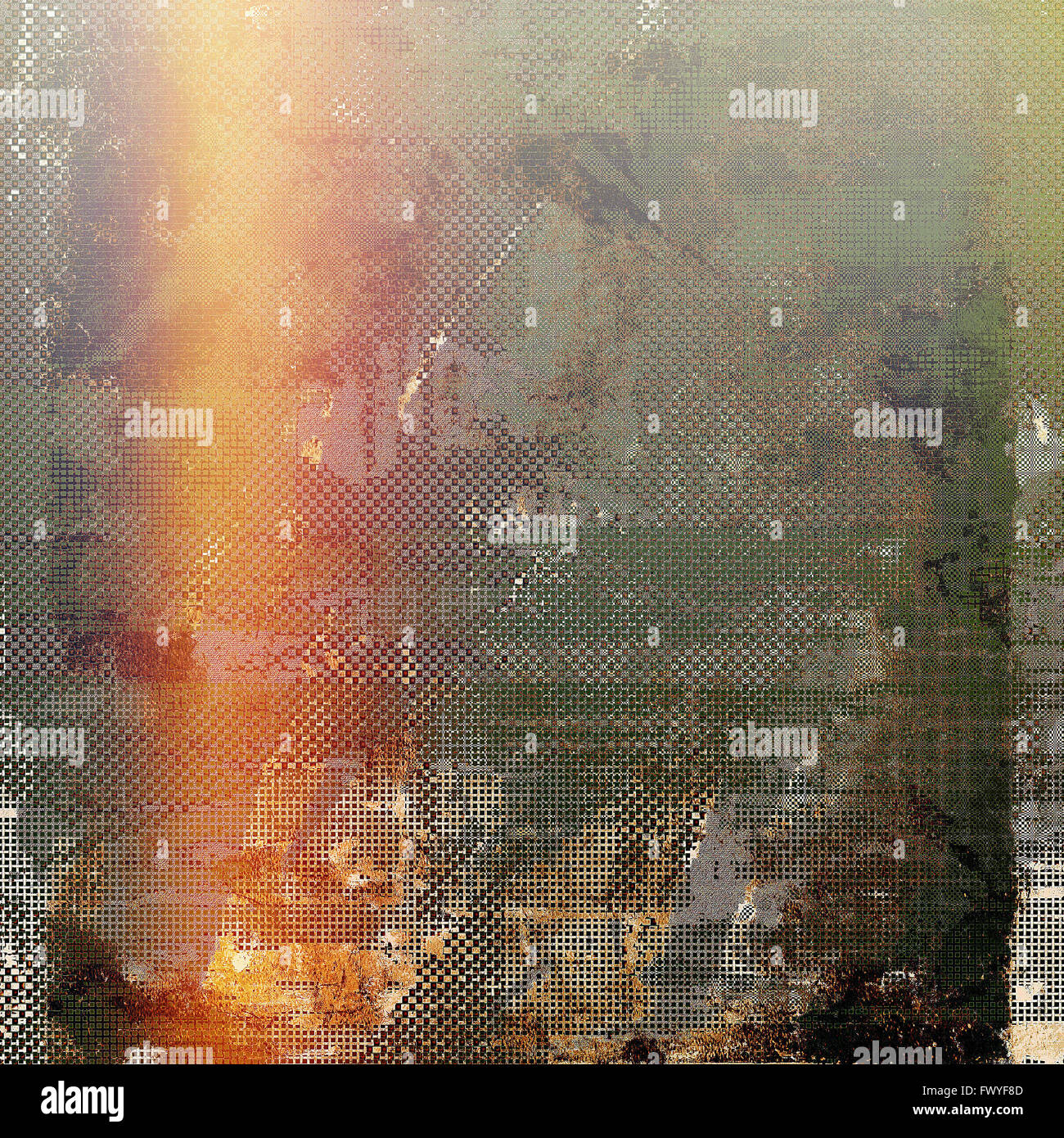 Grunge retro vintage textured background. With different color patterns ...