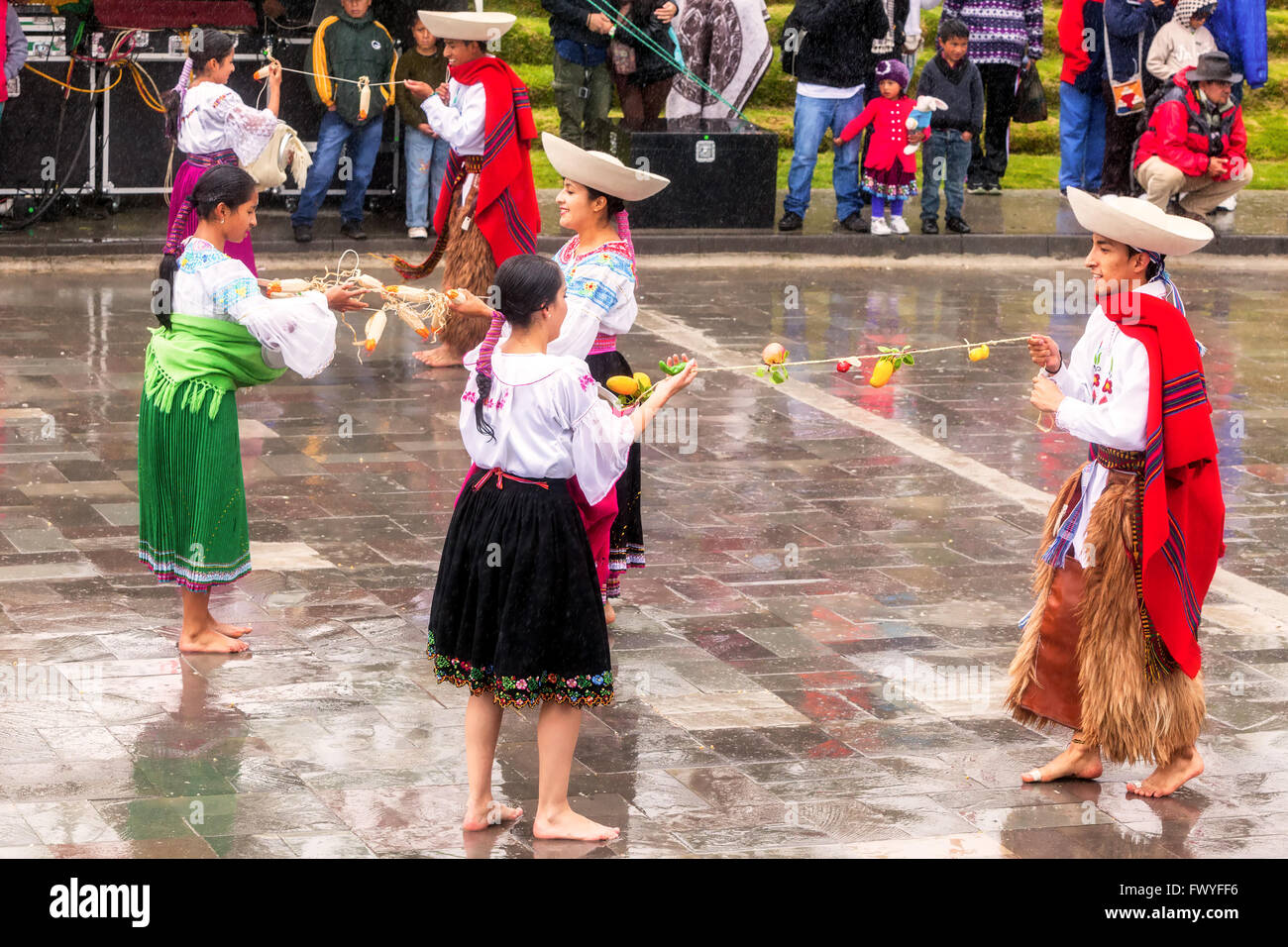 Ingapirca, Ecuador - 20 June 2015: Unidentified Teenager Celebrating ...
