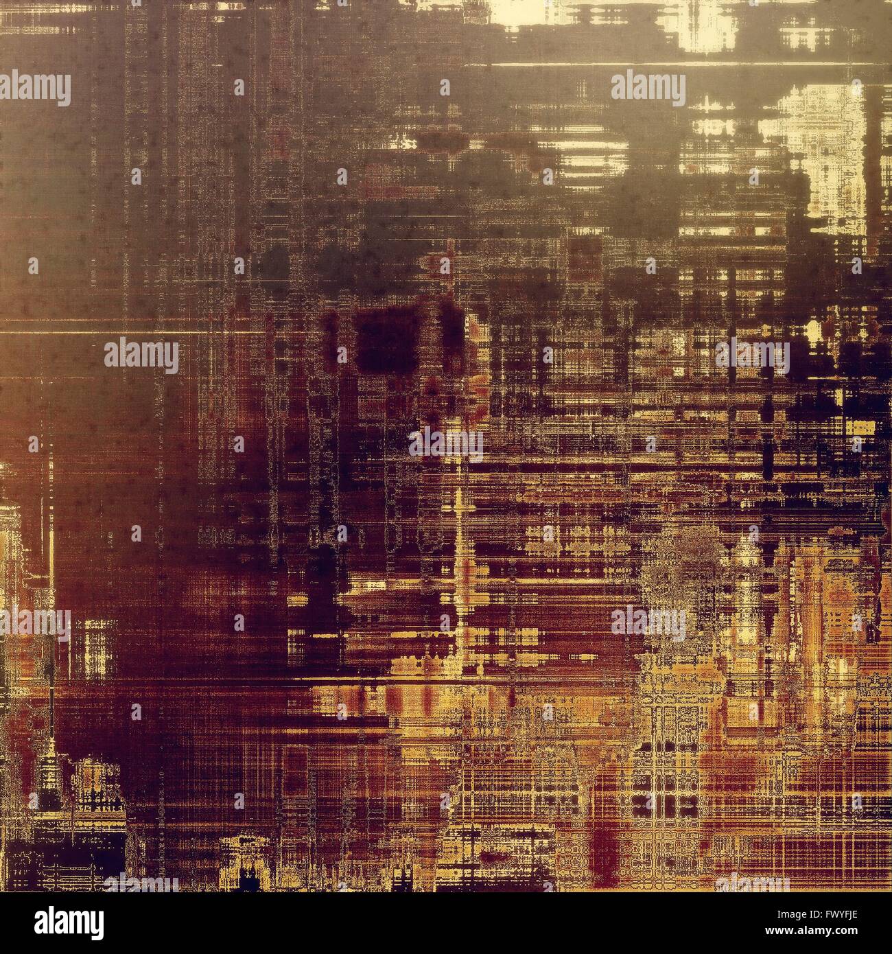 Grunge aging texture, art background. With different color patterns ...