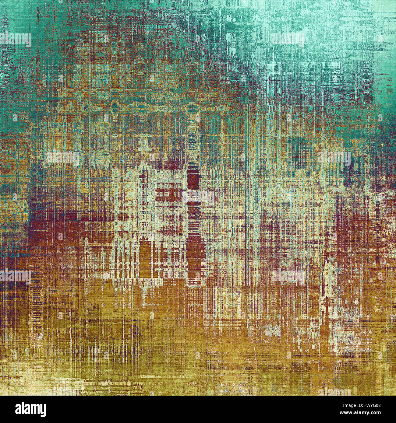 Old-style background, aging texture. With different color patterns ...