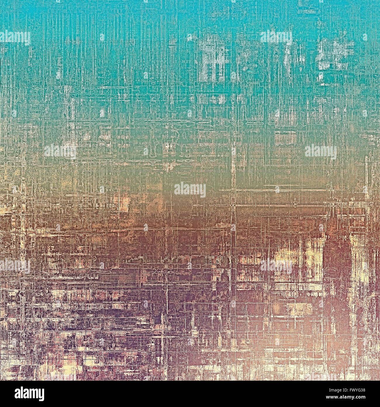 Weathered and distressed grunge background with different color ...