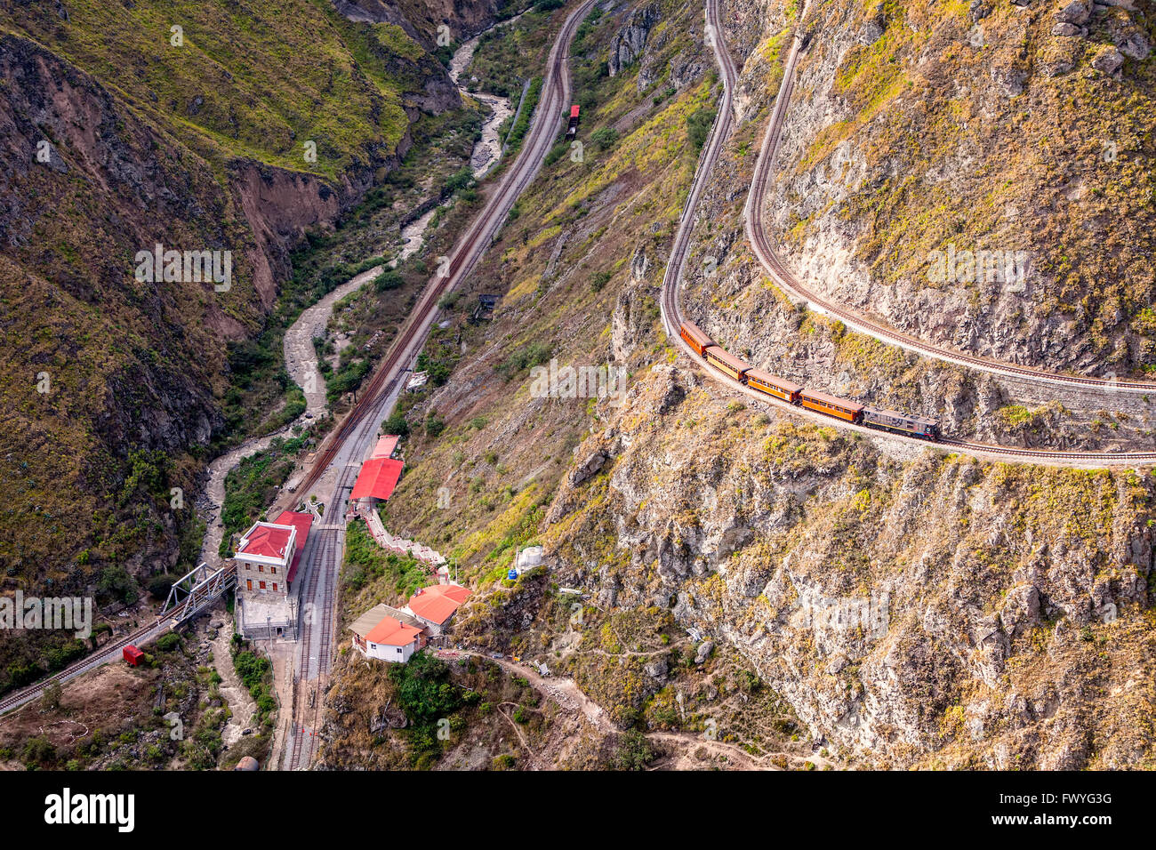 Train Ride, Devils Nose, Nariz Del Diablo, Aerial View Of The Train ...