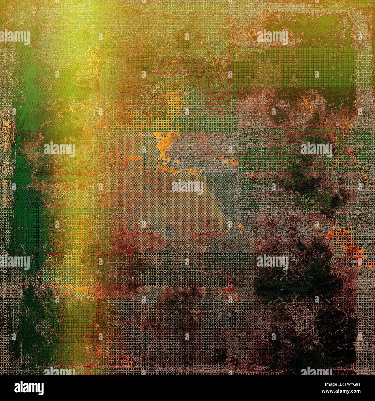 Old-style background, aging texture. With different color patterns ...