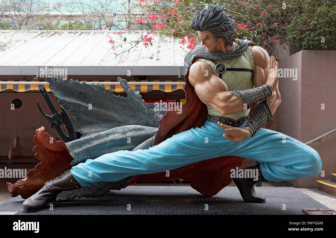 Comic character Cloud, artist Ma Wing-shing, Hong Kong Avenue of Comic ...