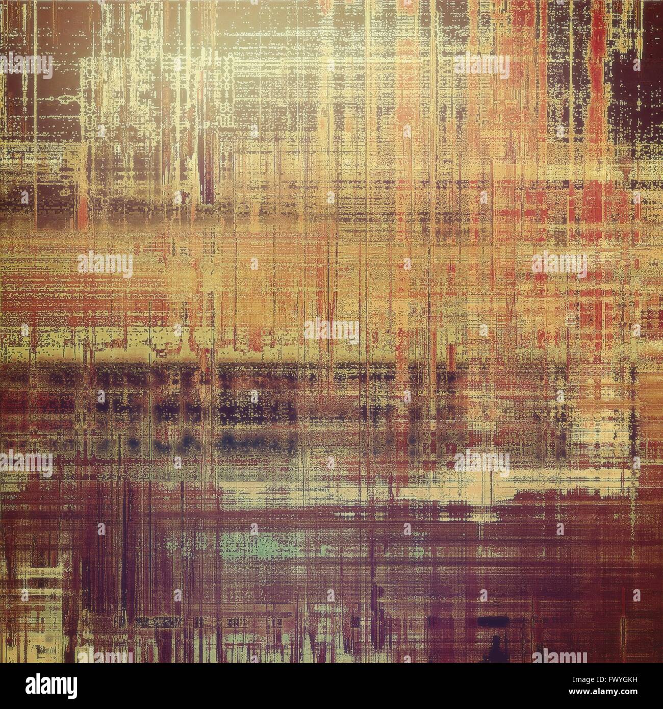 Grunge old-school texture, background for design. With different color ...