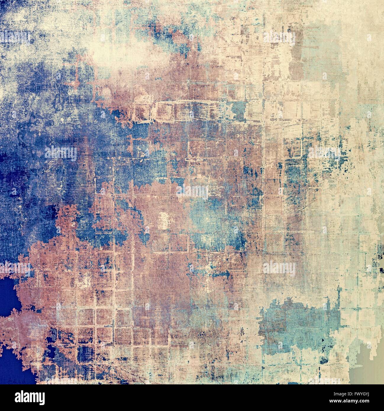 Old-style background, aging texture. With different color patterns ...