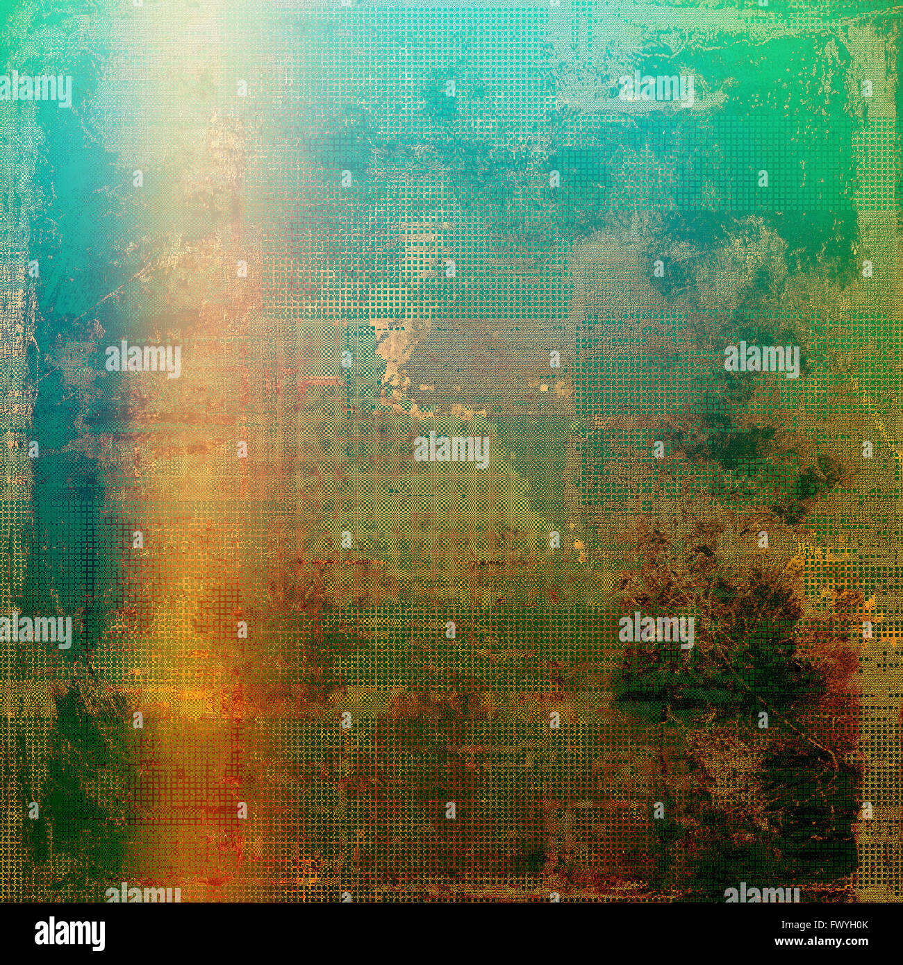 Old-style background, aging texture. With different color patterns ...