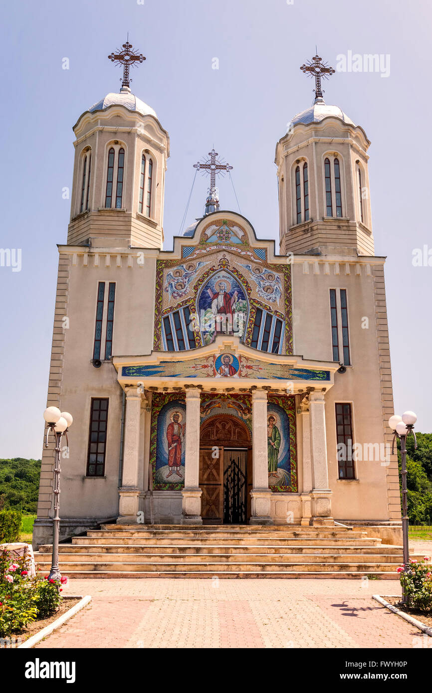 Front View Of Orthodox Monastery, Romania, East Europe Stock Photo - Alamy
