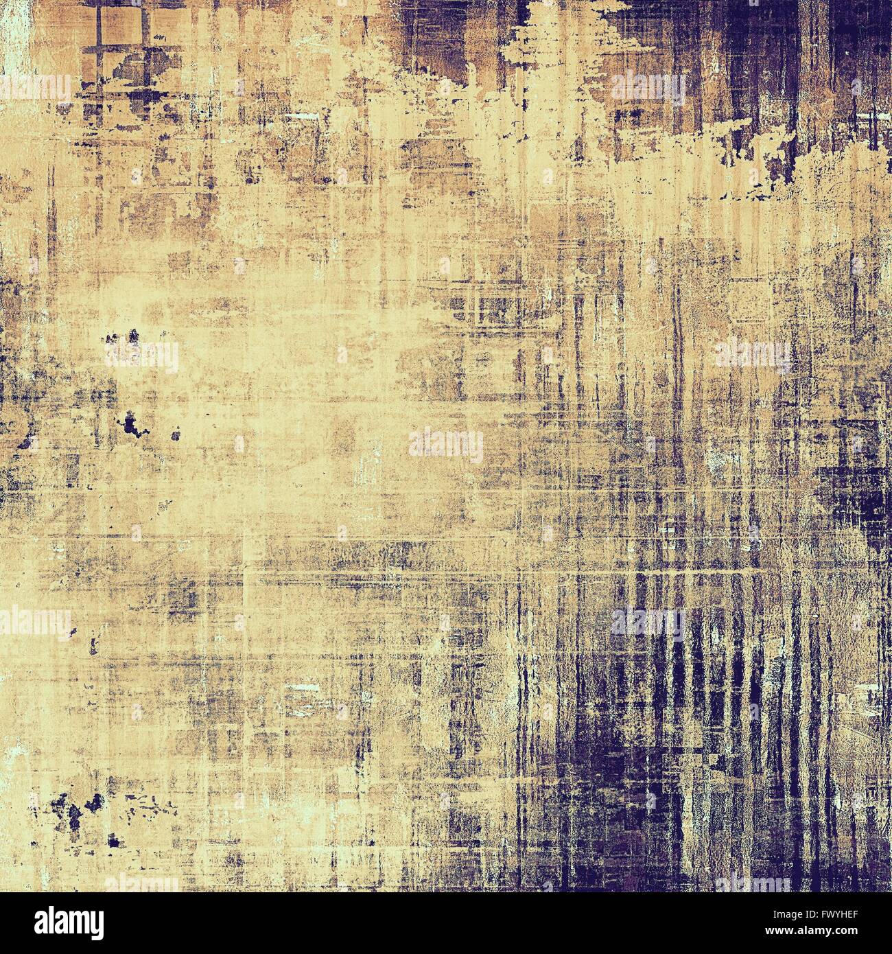 Old retro vintage texture. With different color patterns: yellow (beige ...