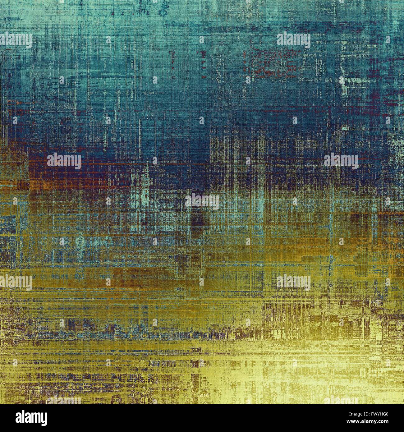 Grunge aging texture, art background. With different color patterns ...