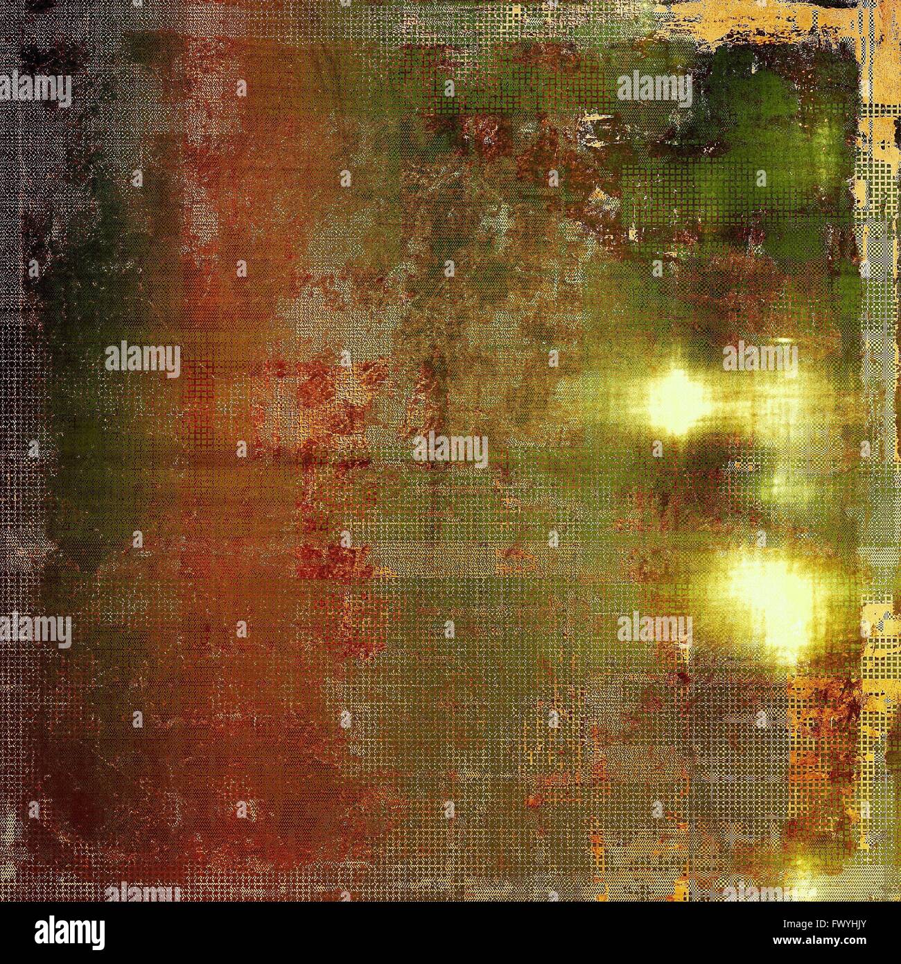 Old-style background, aging texture. With different color patterns ...