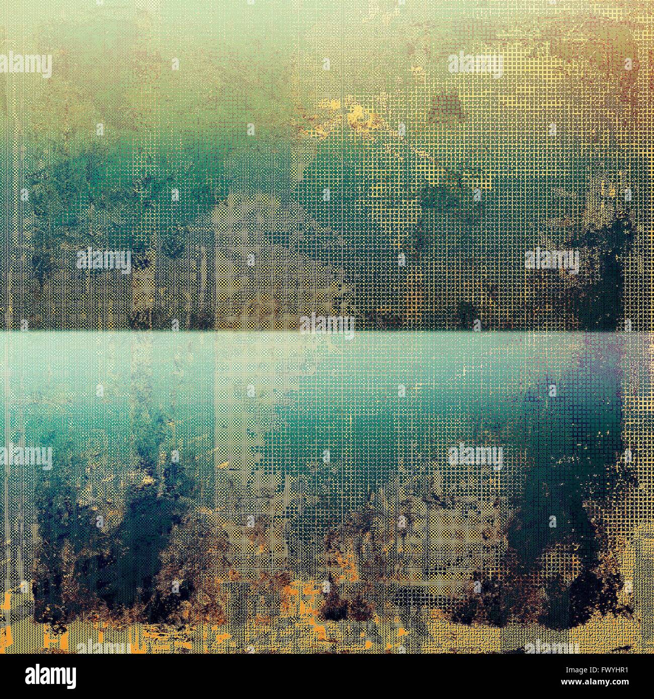 Dirty and weathered old textured background. With different color ...