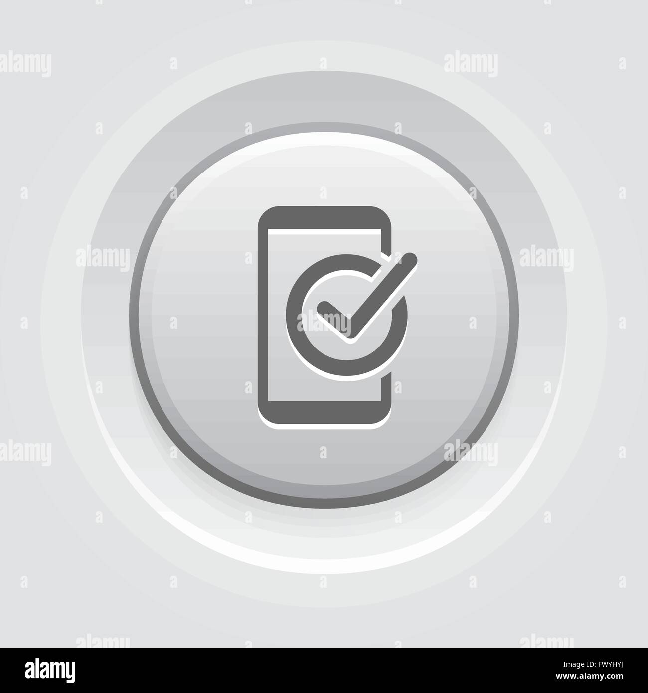 Mobile Register Icon. Online Learning Stock Vector Image & Art - Alamy