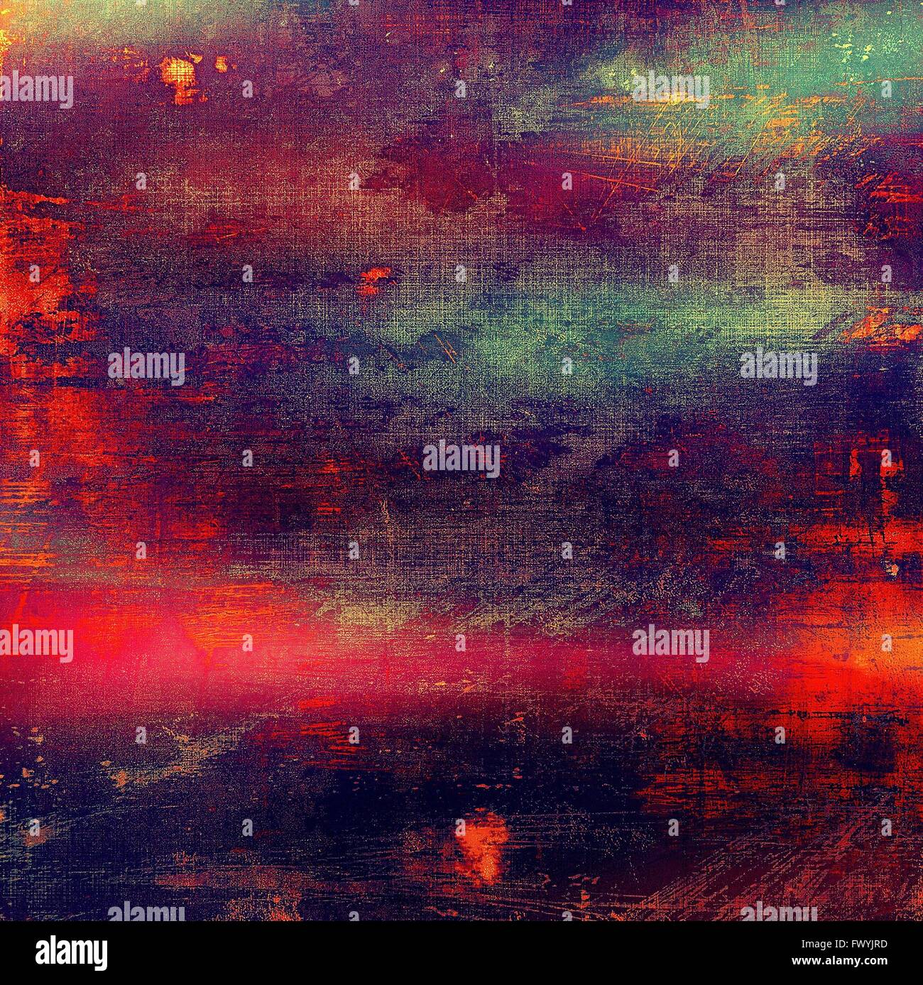 Damaged retro texture with grunge style elements and different color ...