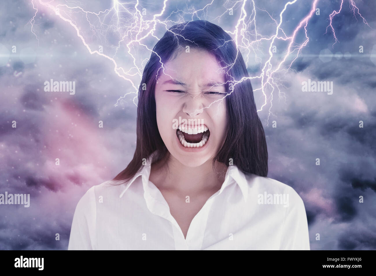 Image of screaming hi-res stock photography and images - Alamy