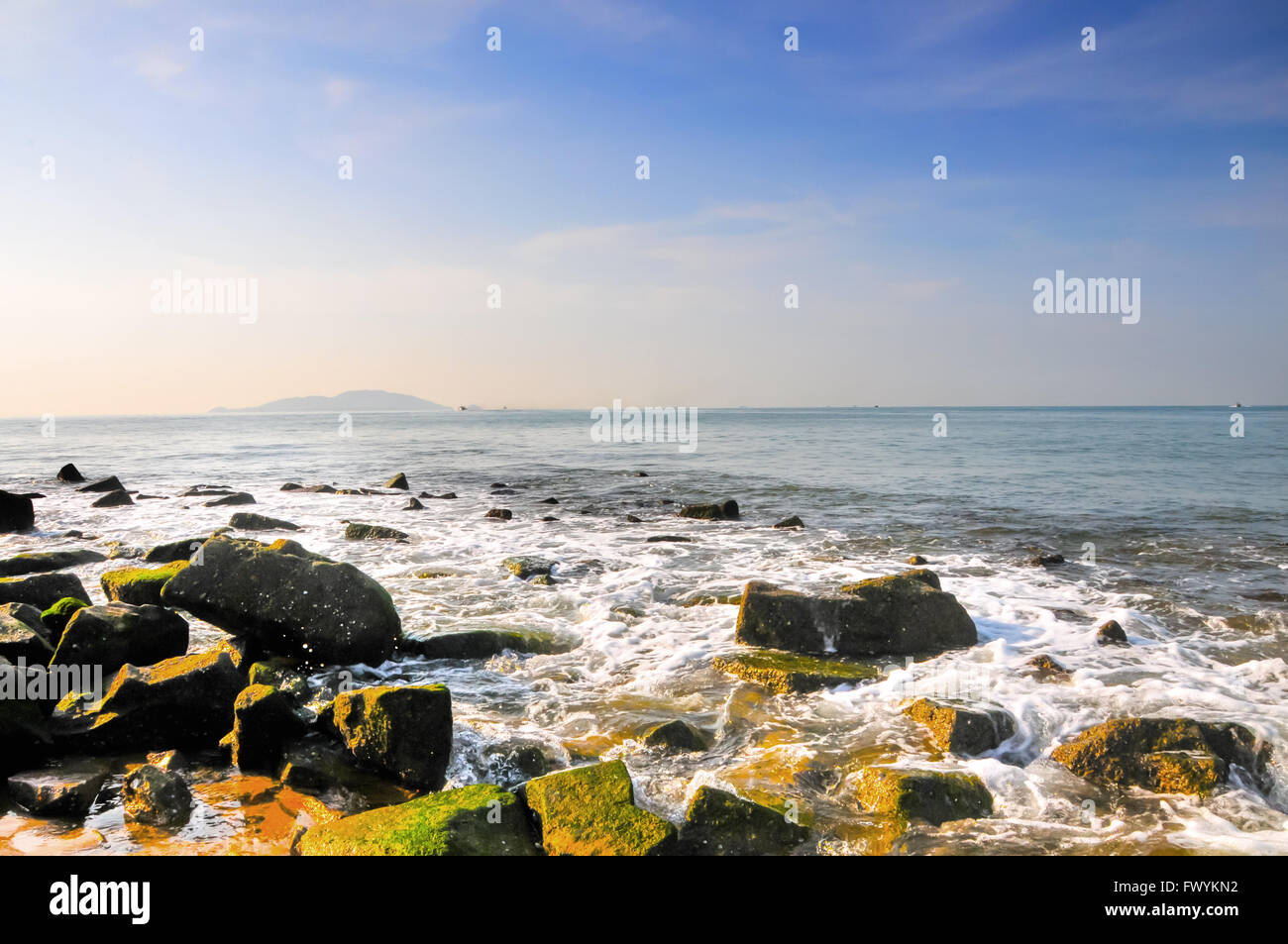 The beautiful beaches of Sanya, Hainan Province Stock Photo - Alamy