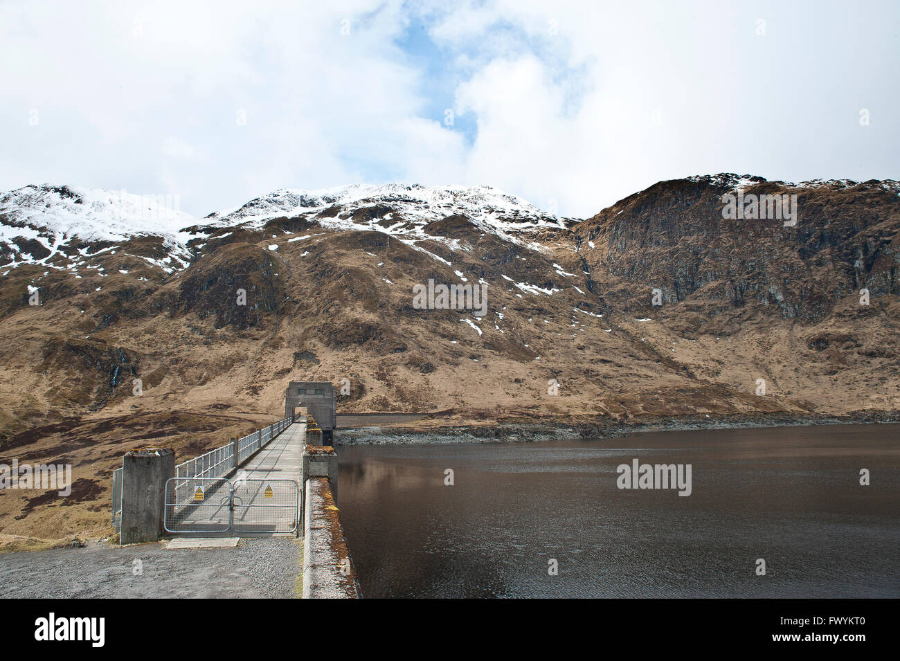 Ben lawers dam, lochan lairige, Stirling, , aqua, h2o, water, moor ...
