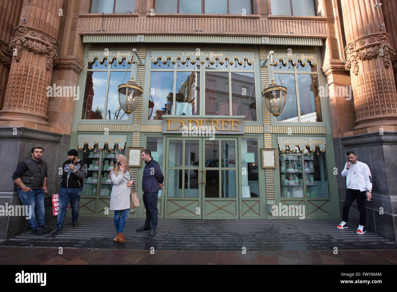Harrods Ladurée, luxury Parisian tea room, Harrods, Knightsbridge ...
