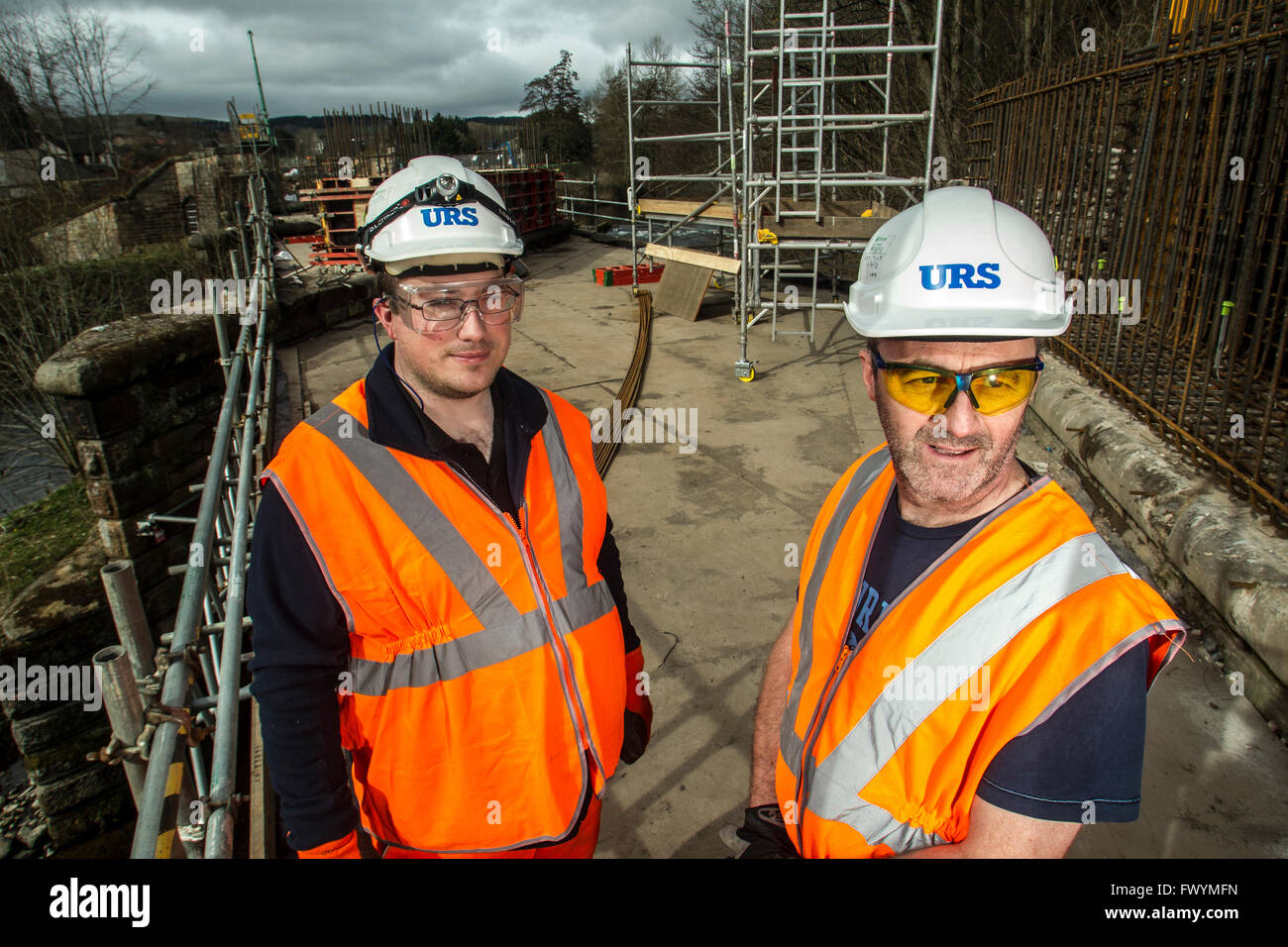 Borders Railway Construction Stock Photo - Alamy