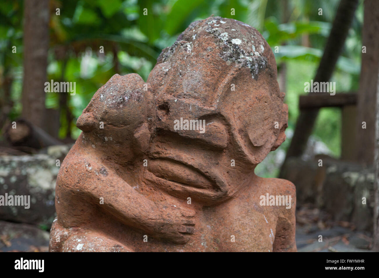Tohua Mauia, Ua Pou Stock Photo - Alamy