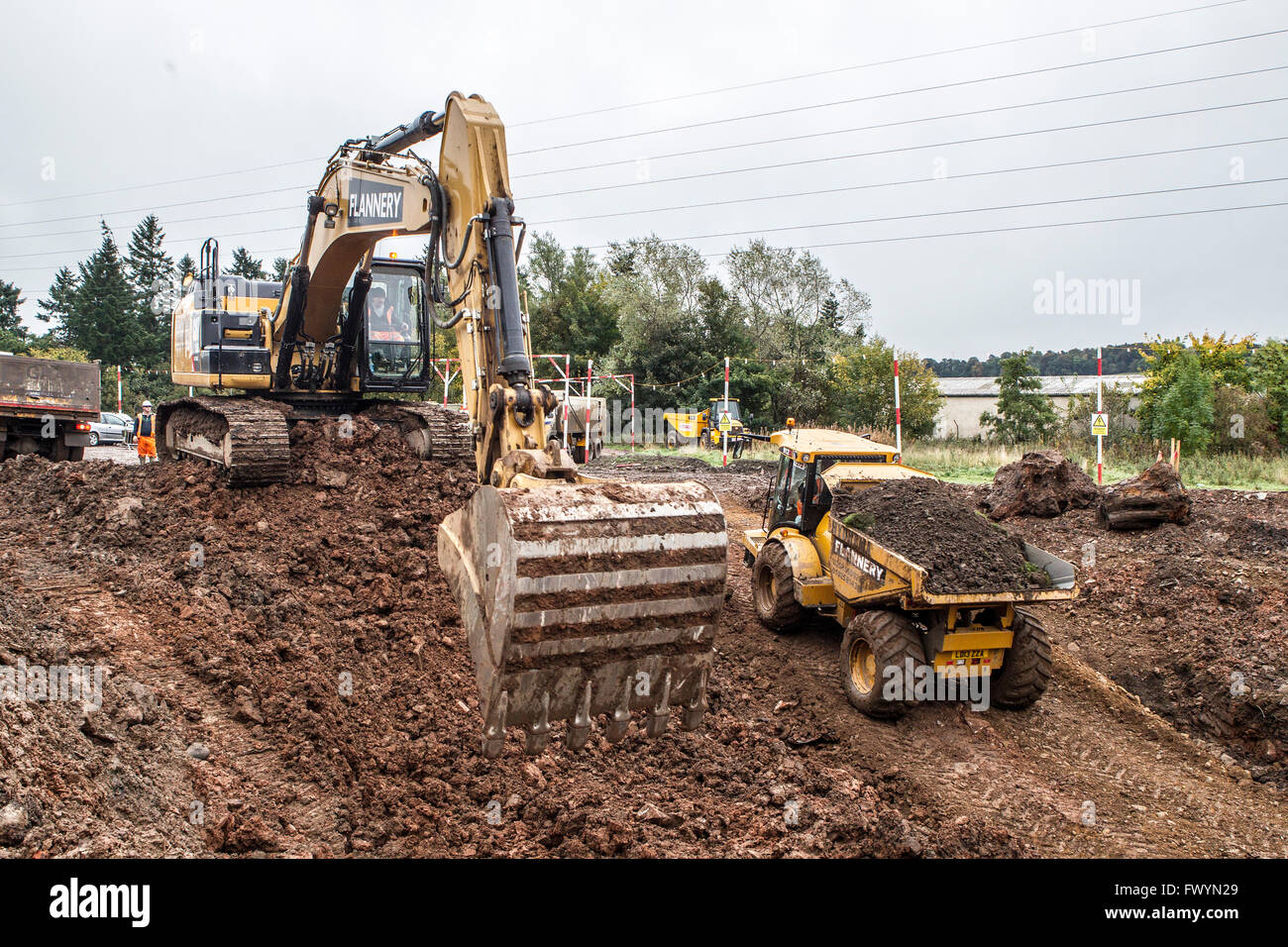 Borders Railway Construction High Resolution Stock Photography and ...