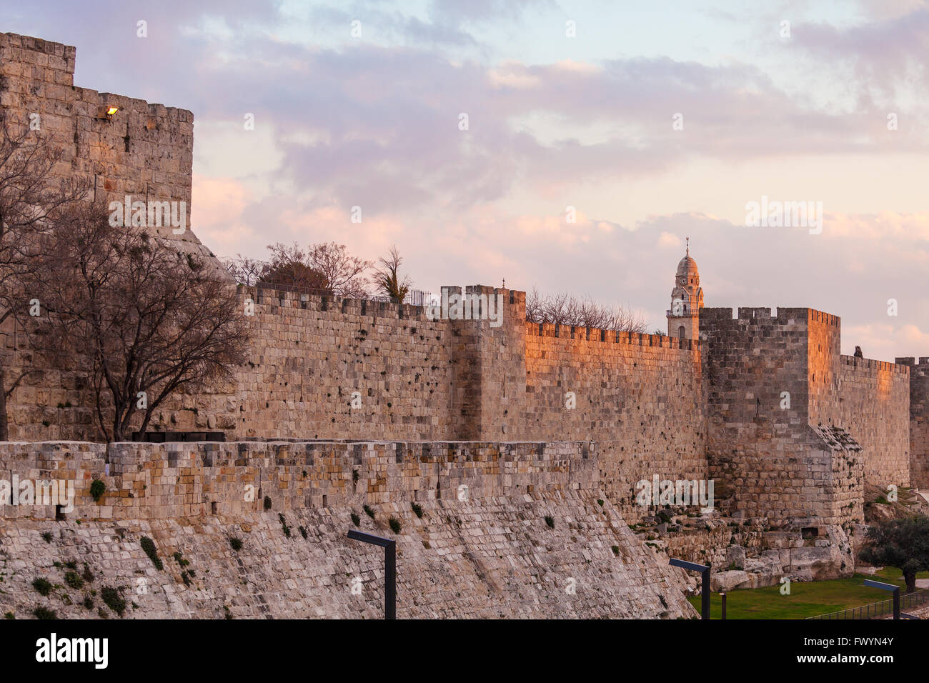 Ancient Citadel inside Old City, Jerusalem, Israel Stock Photo - Alamy