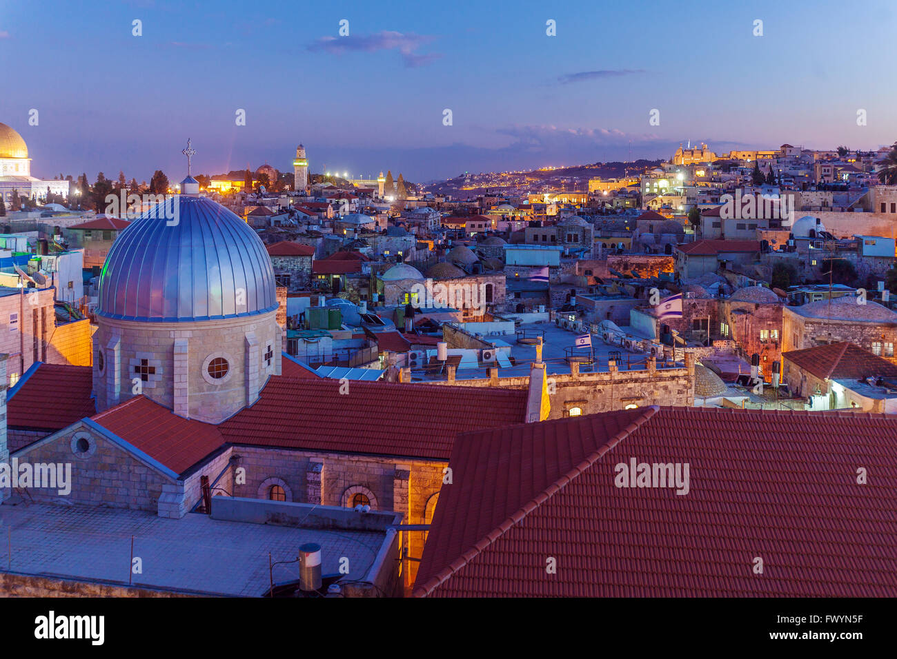 Skyline jerusalem hi-res stock photography and images - Alamy