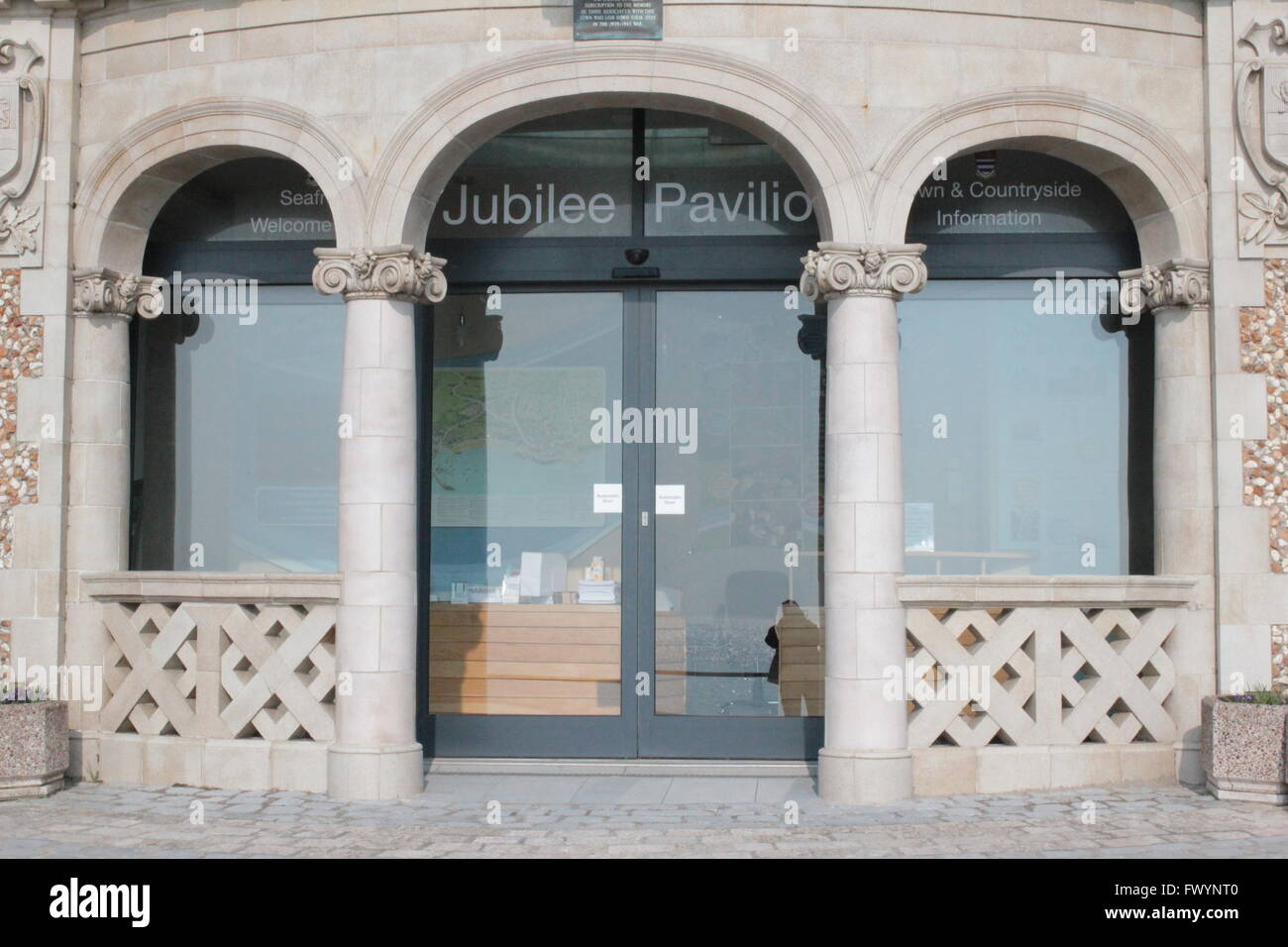 Stone columns and arch's Jubilee Pavilion Stock Photo - Alamy
