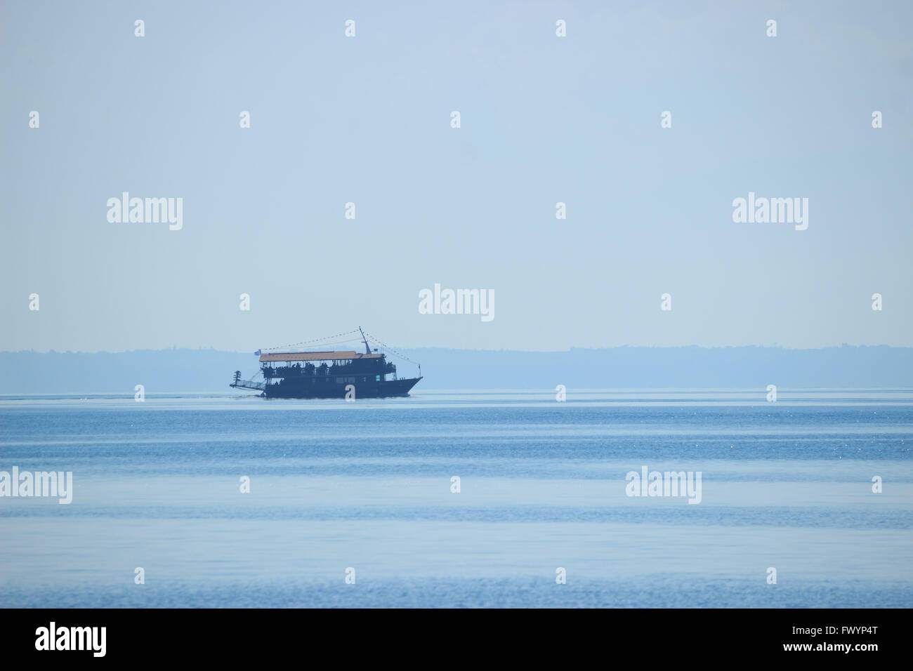 Wooden vintage galleon "Klio" (or Cleo) cruise bar caffe sailing ...