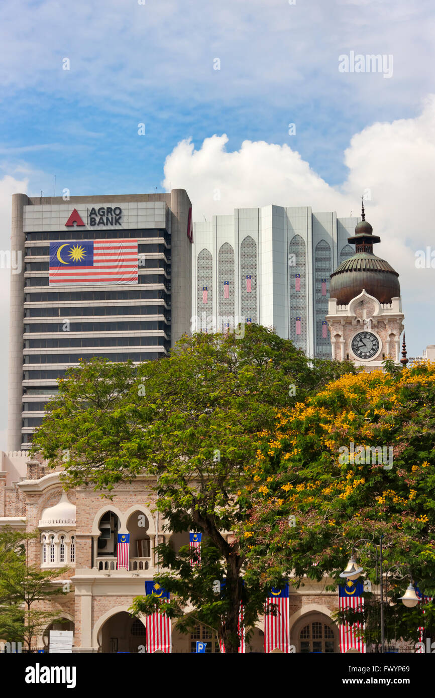Dataran Merdeka, symbol of Independent Square, Kuala Lumpur, Malaysia ...