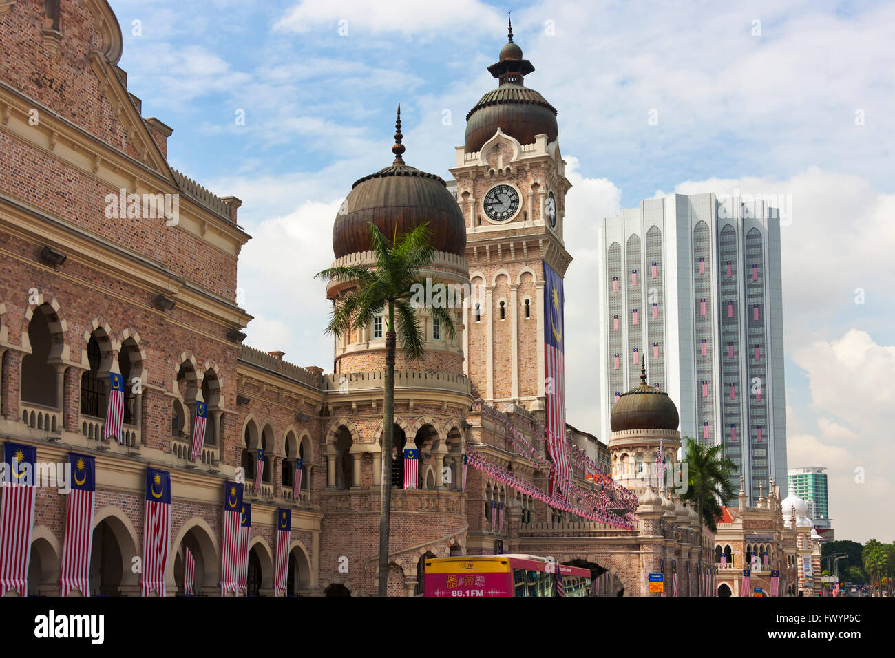 Dataran Merdeka, symbol of Independent Square, Kuala Lumpur, Malaysia ...