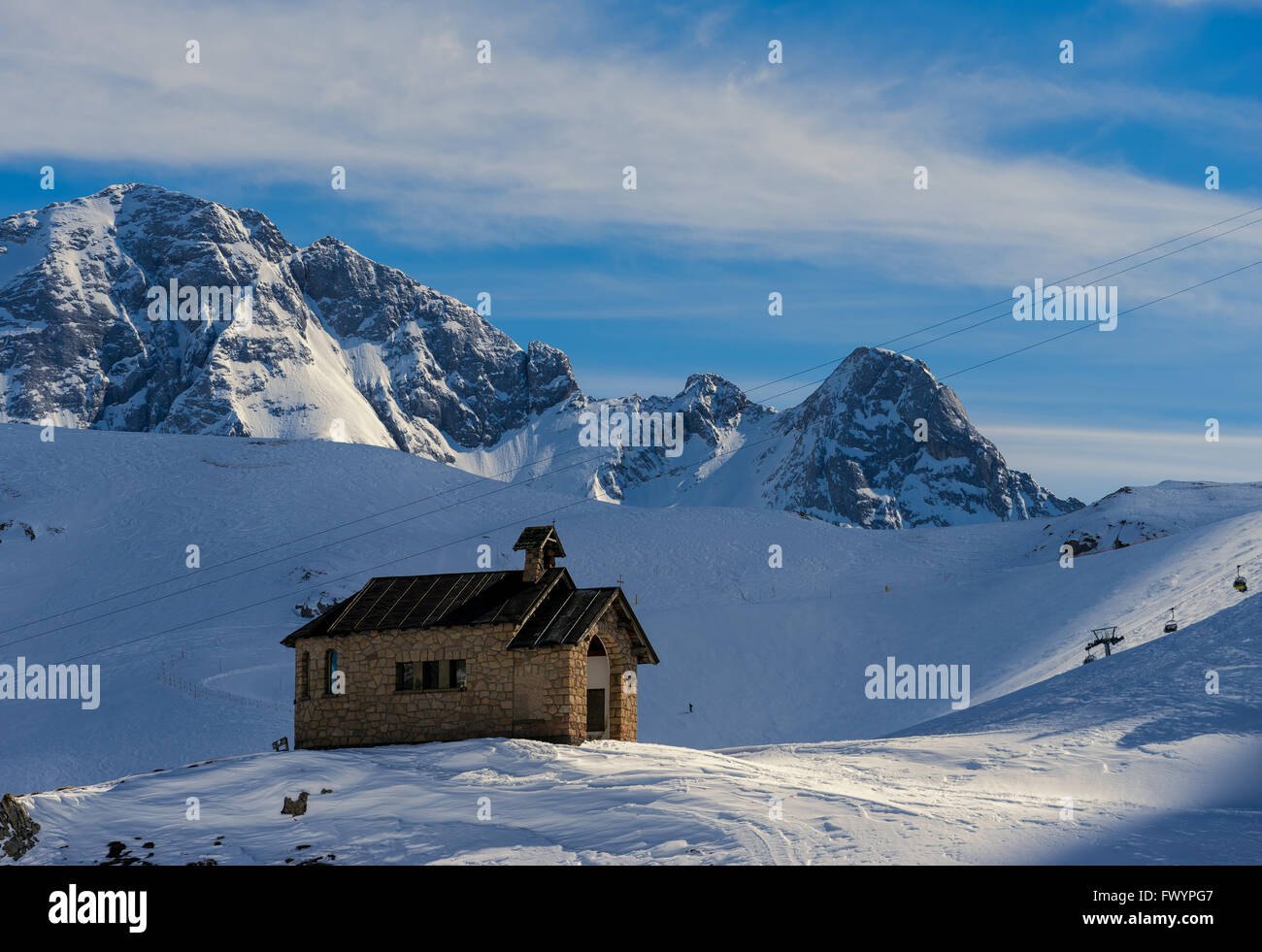 Chapel in the dolomites hi-res stock photography and images - Alamy