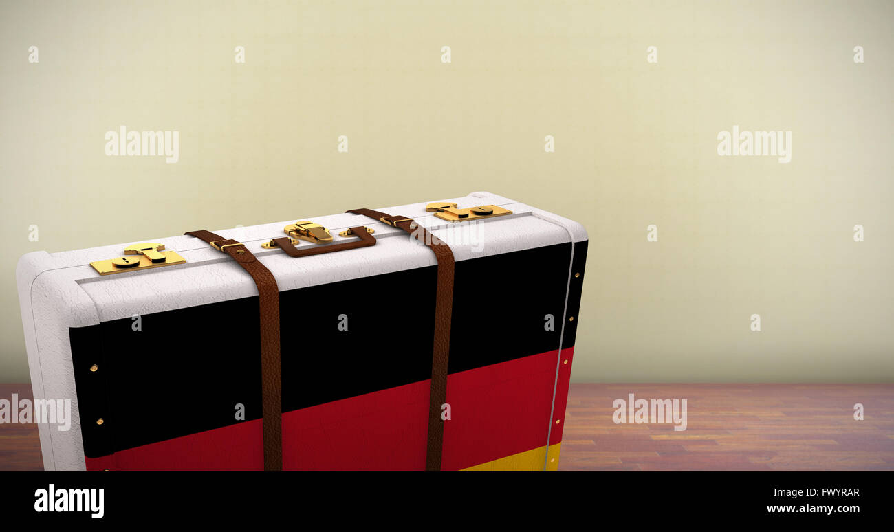 German flag suitcase hi-res stock photography and images - Alamy