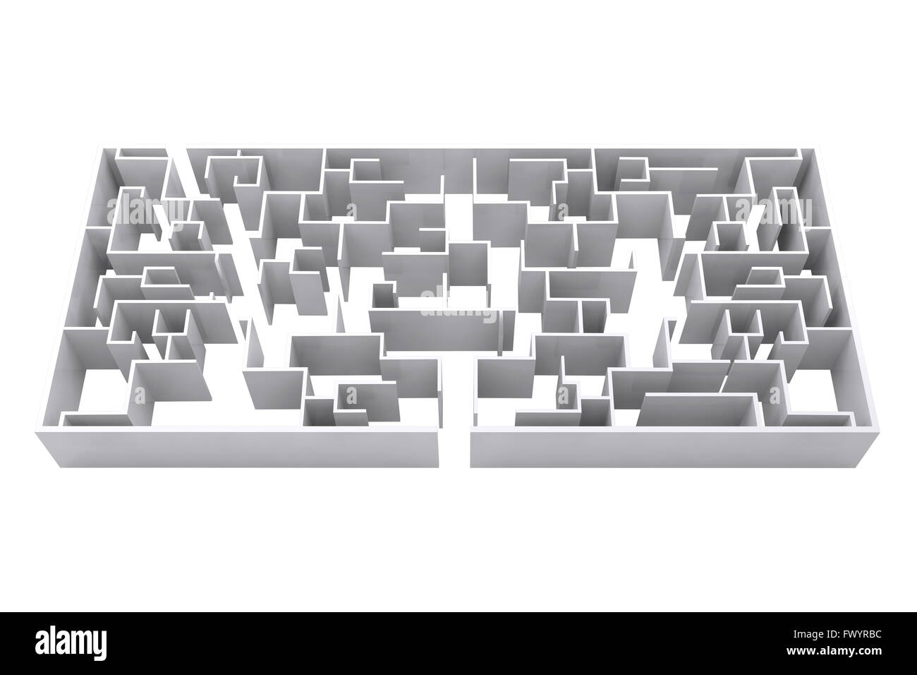 Composite image of maze Stock Photo - Alamy