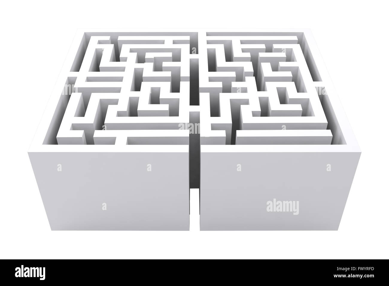 Box maze Cut Out Stock Images & Pictures - Alamy