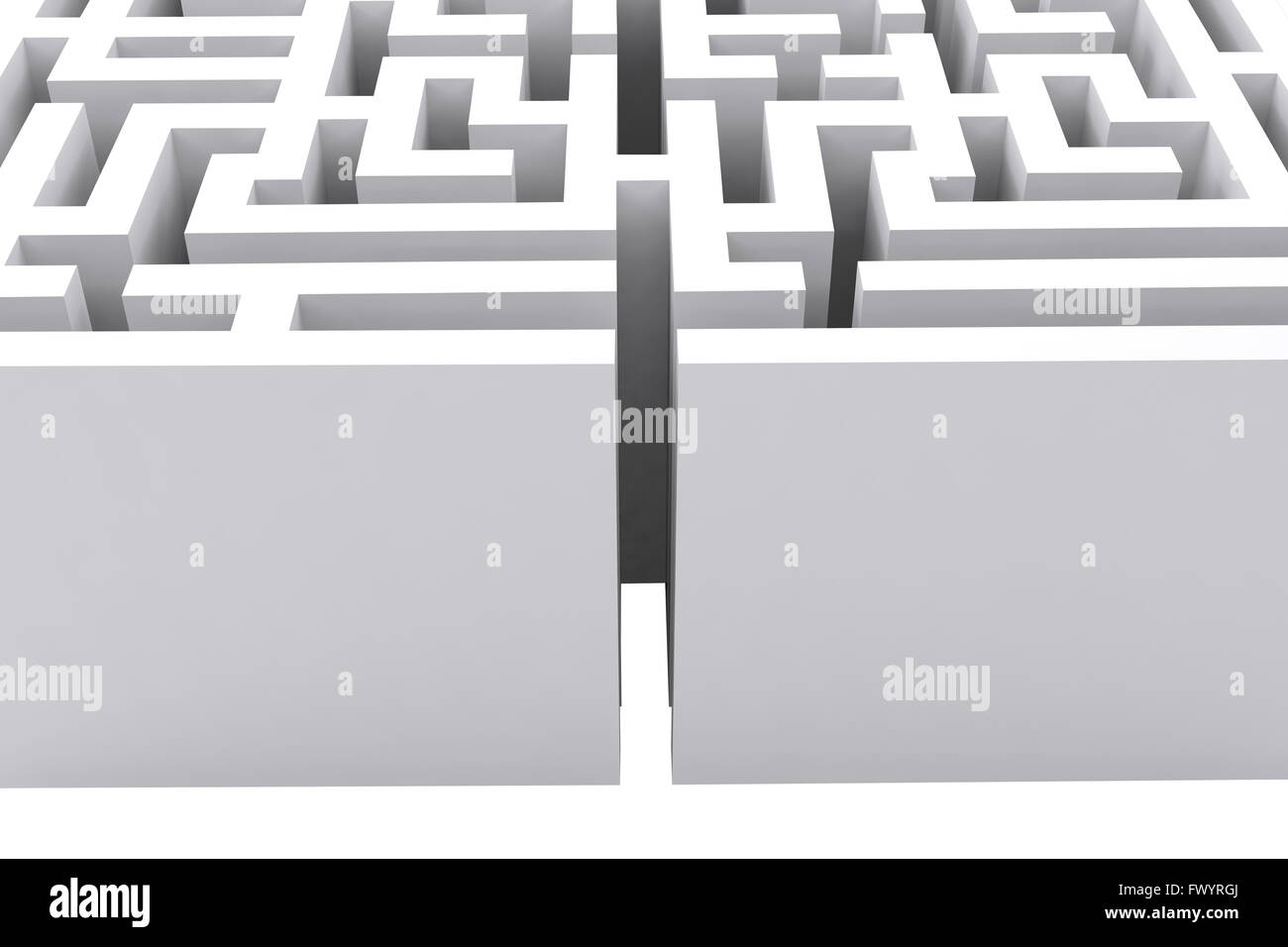 Composite image of maze Stock Photo - Alamy
