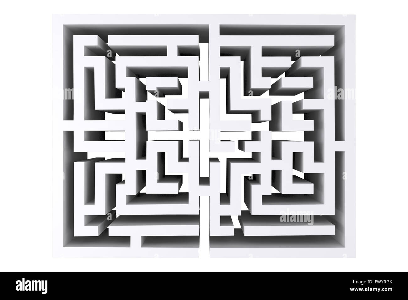 Composite image of maze Stock Photo - Alamy