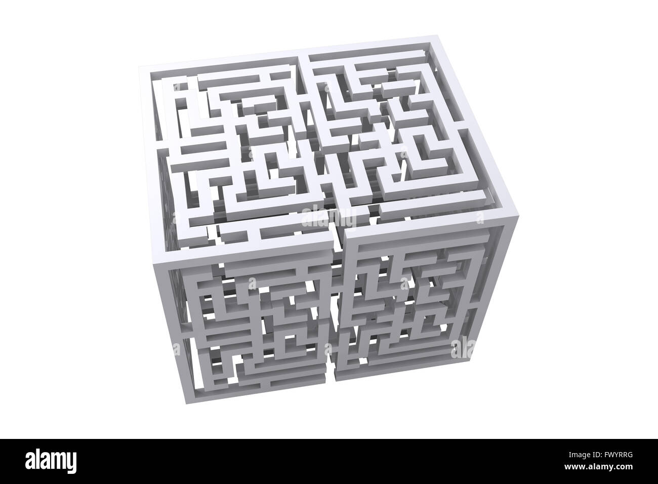 Maze cube hi-res stock photography and images - Alamy