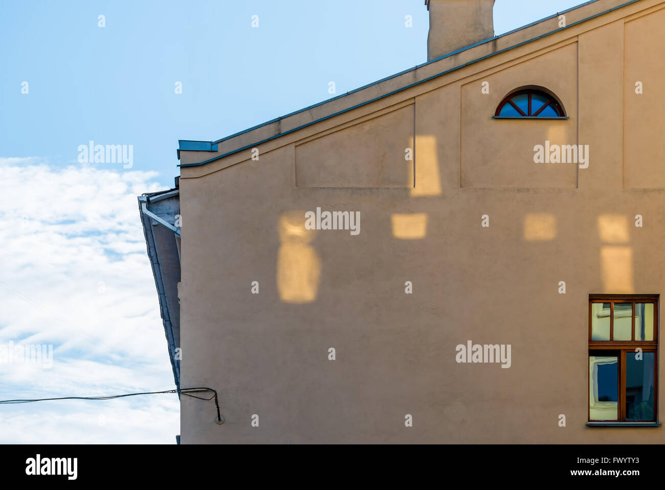 wall with free space and a window Stock Photo - Alamy