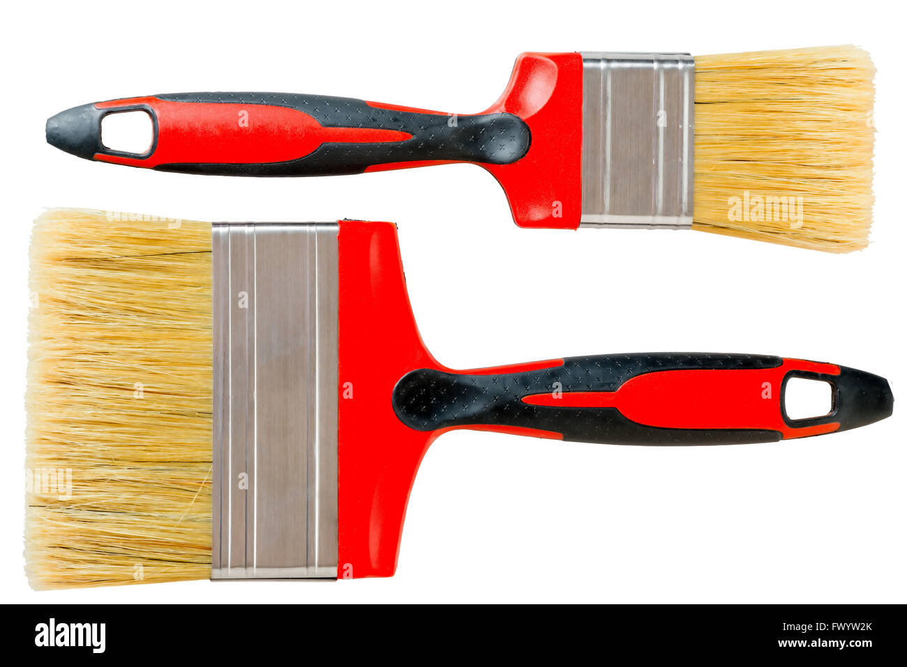 Red paint brush hi-res stock photography and images - Alamy