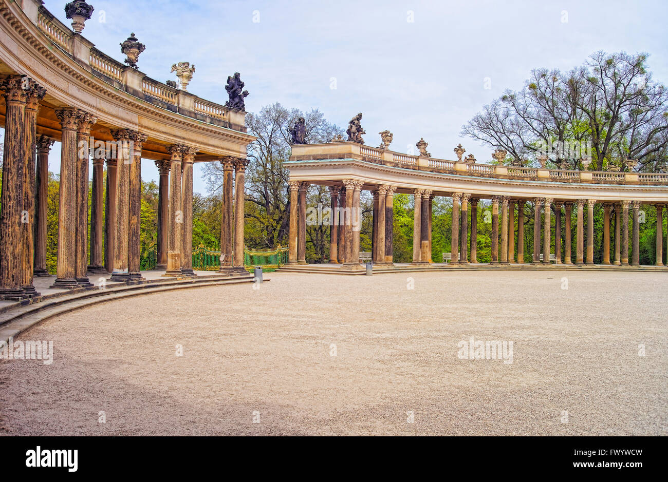 Sanssouci palace colonnade hi-res stock photography and images - Alamy