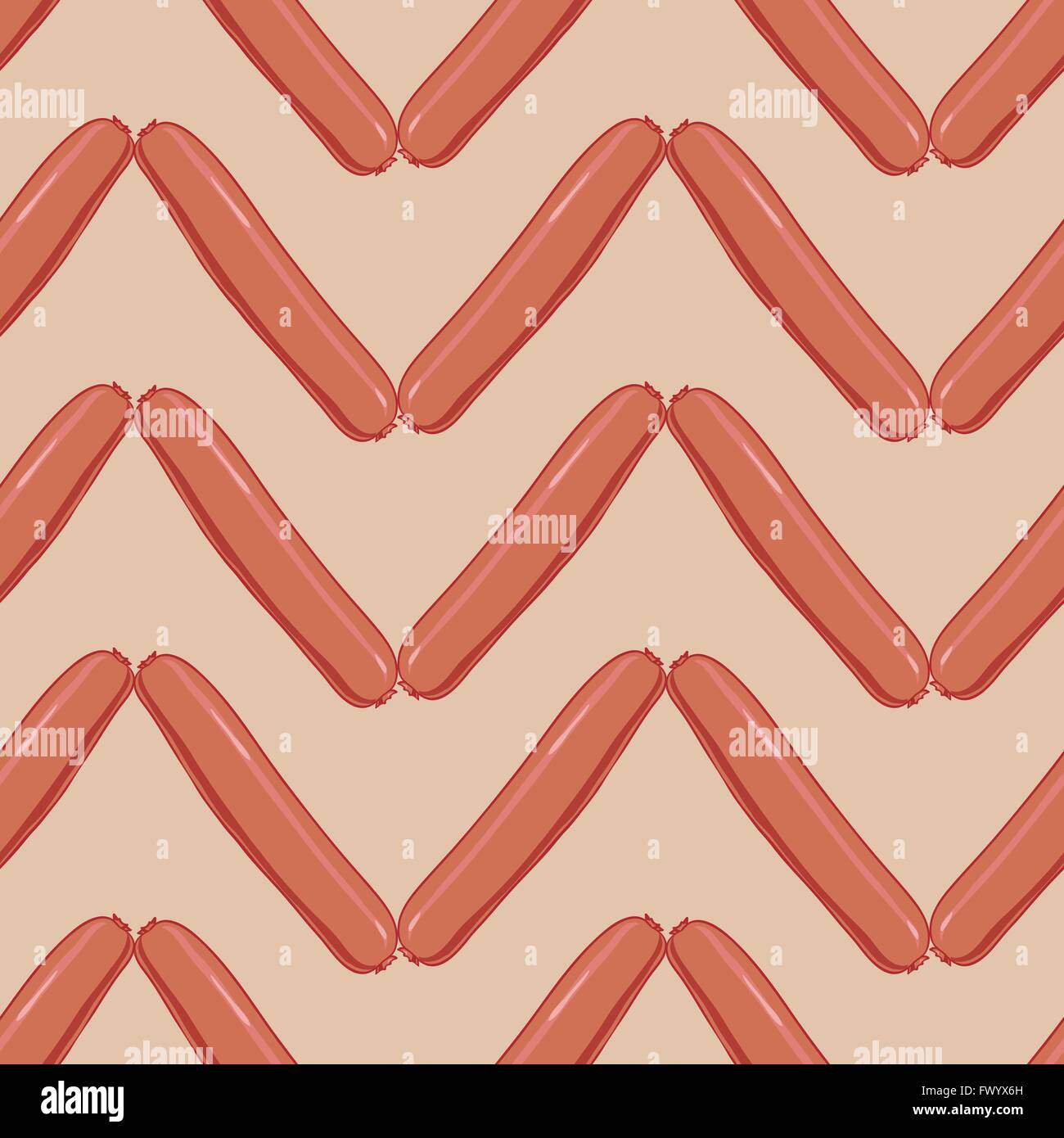 sausage colorful seamless background Stock Vector Image & Art - Alamy