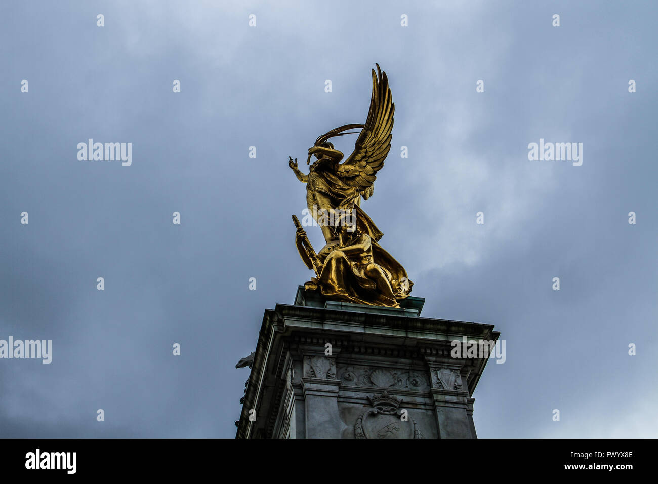 Soldier Angel Statue Stock Photo - Alamy
