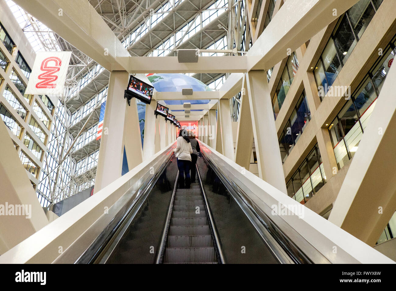 Georgia Atlanta Cnn Center Atrium Stock Photos & Georgia Atlanta Cnn ...
