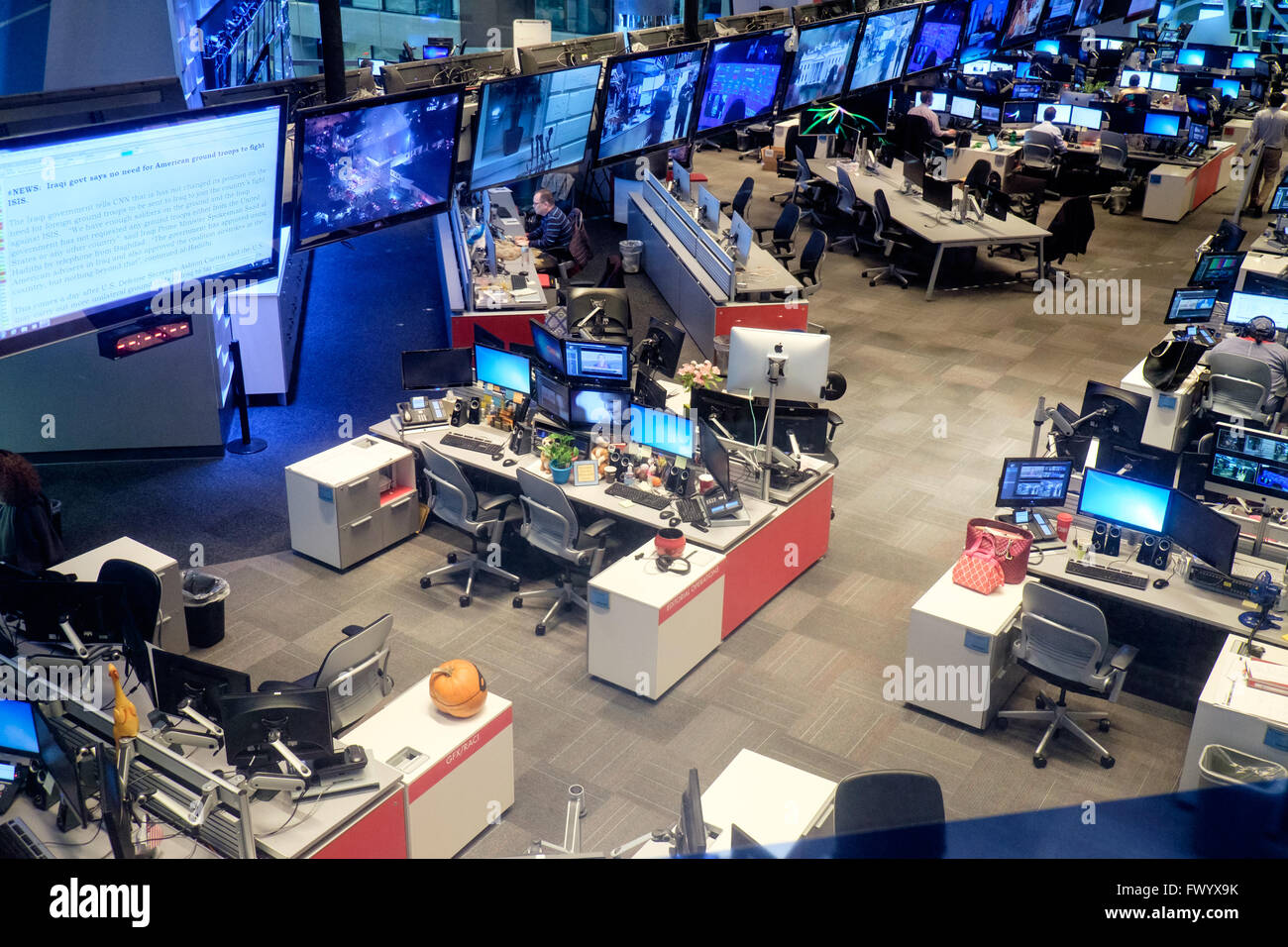 The Inside CNN Studio Tour, Atlanta, Georgia, USA Stock Photo - Alamy