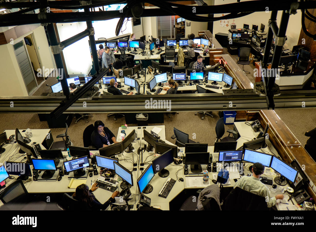 The Inside CNN Studio Tour, Atlanta, Georgia, USA Stock Photo - Alamy